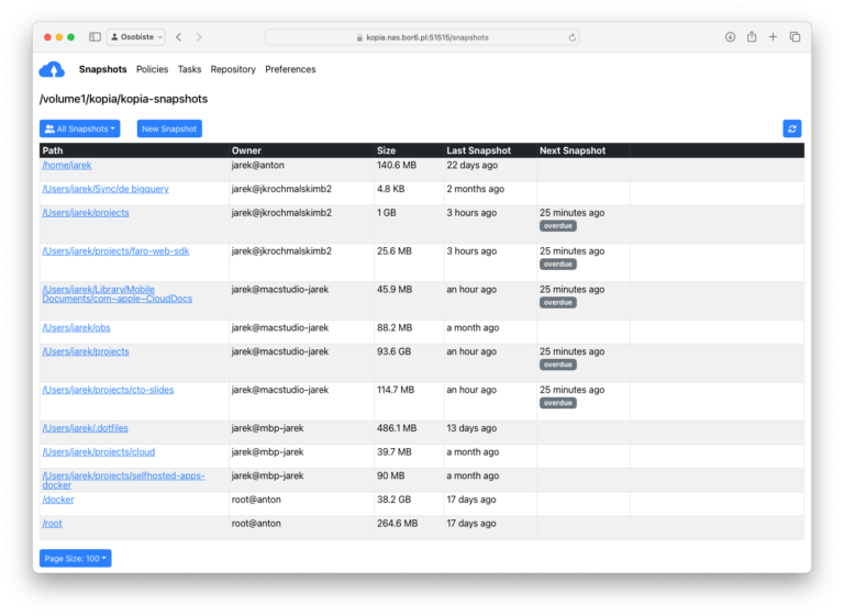 kopia.io – backup your things – SelfHostBlog.com